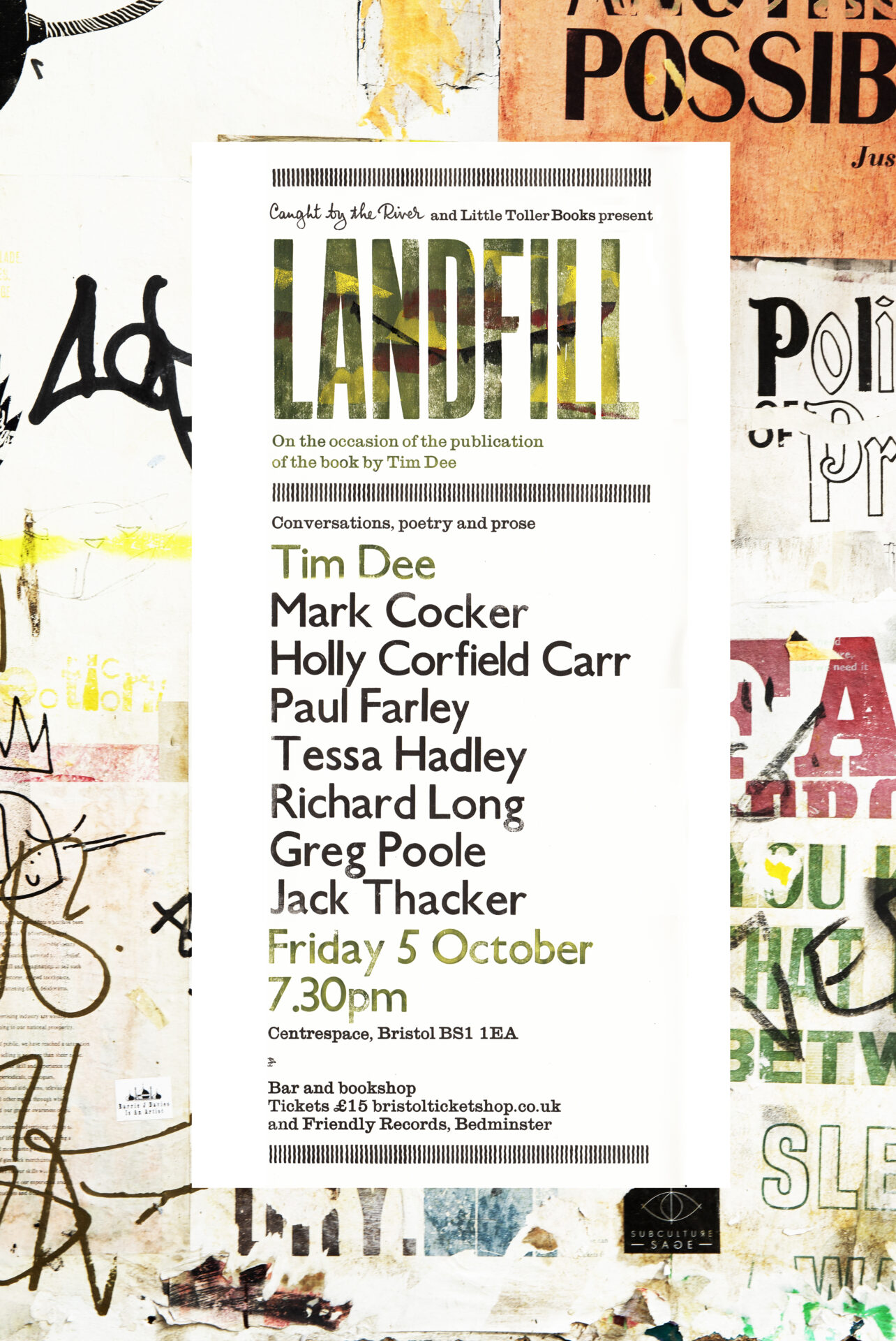Tim Dee ‘Landfill’ Launch | Caught by the River | Caught by the River