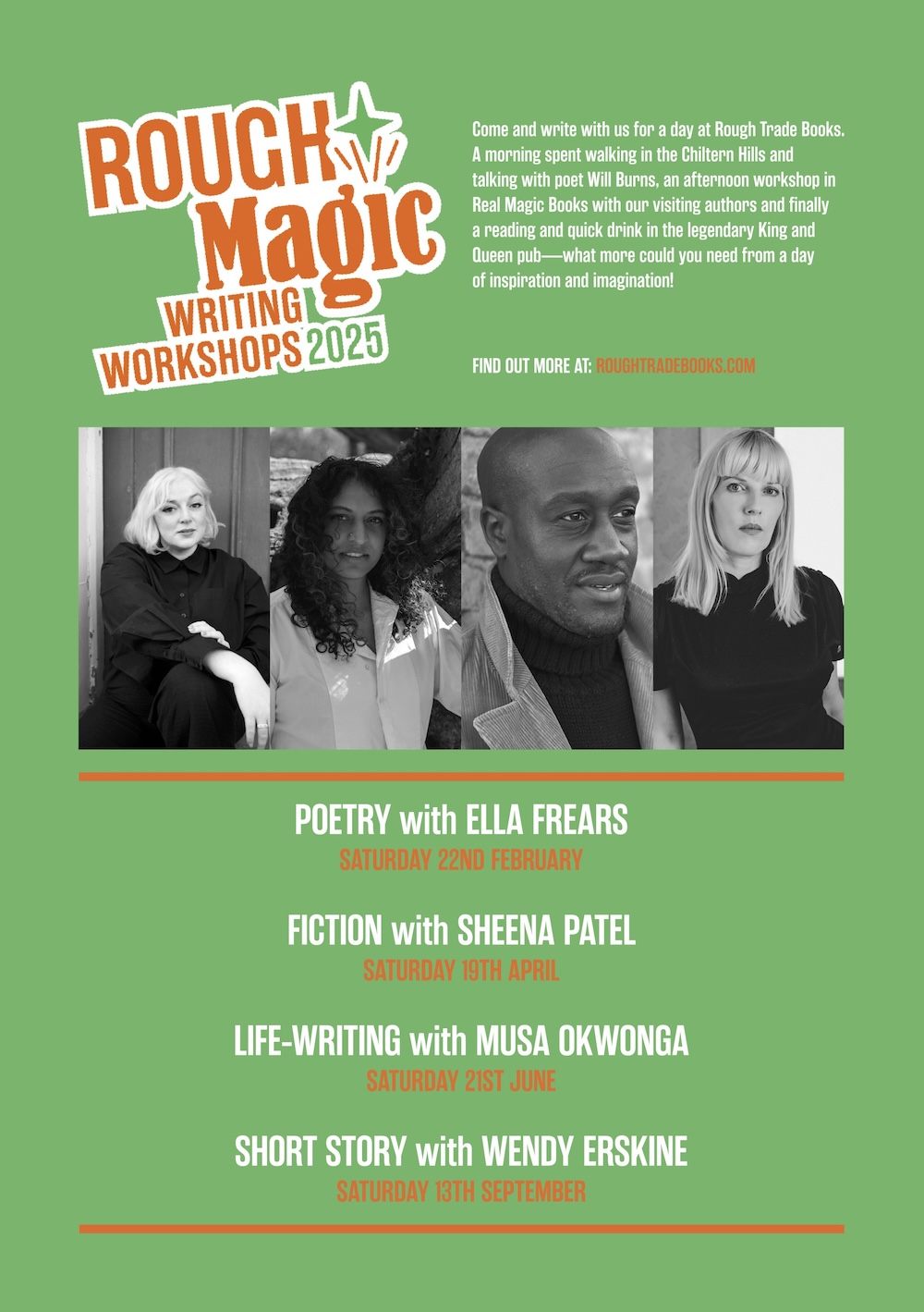 Rough Magic Writing Workshops 2025 | Caught by the River | Caught by ...